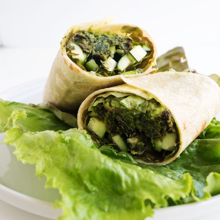 All Green Veggie Wrap Recipe